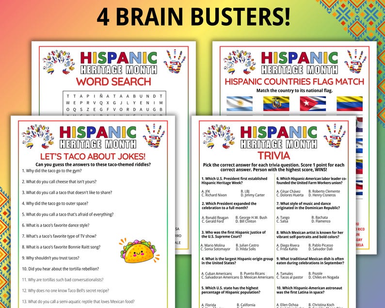 Hispanic Heritage Month, Hispanic Games, Hispanic Pride, Latin Pride ...