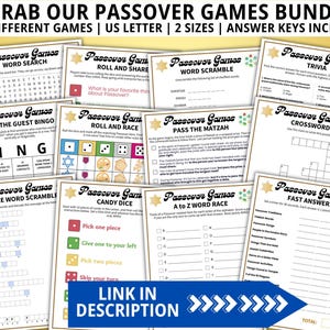 Passover Activity Sheet, 2 Sizes, Passover Game, Kids Passover ...