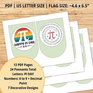 Printable Pi Day Party Bundle, Pi Day Party Favors, Math Pi Day Banner ...