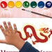 Lunar New Years Handprint Craft, Chinese New Year Handprint Art ...