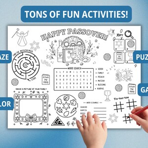 Passover Activity Sheet, 2 Sizes, Passover Game, Kids Passover ...