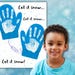 Winter Handprint Crafts, Let It Snow, Handprint Art, Winter Handprint ...