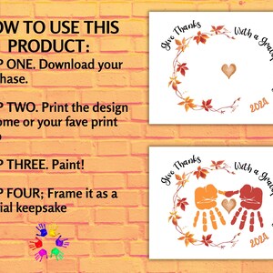 Thanksgiving Handprint Craft, Give Thanks Handprint, Fall Handprint ...