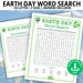 Earth Day Word Search Game, Earth Day Game, Family Game Night, Word ...