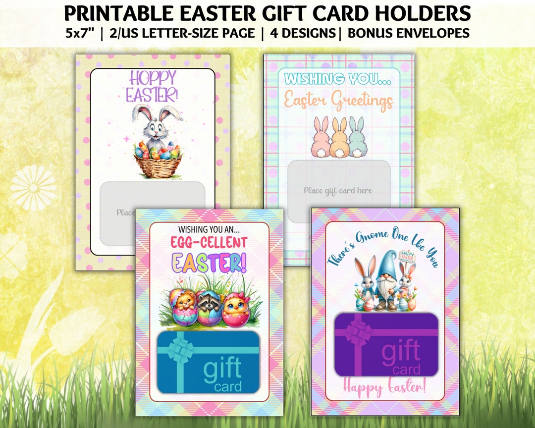 Easter Gift Card Holder, Easter Gift Ideas, Employee Thank You, Client ...