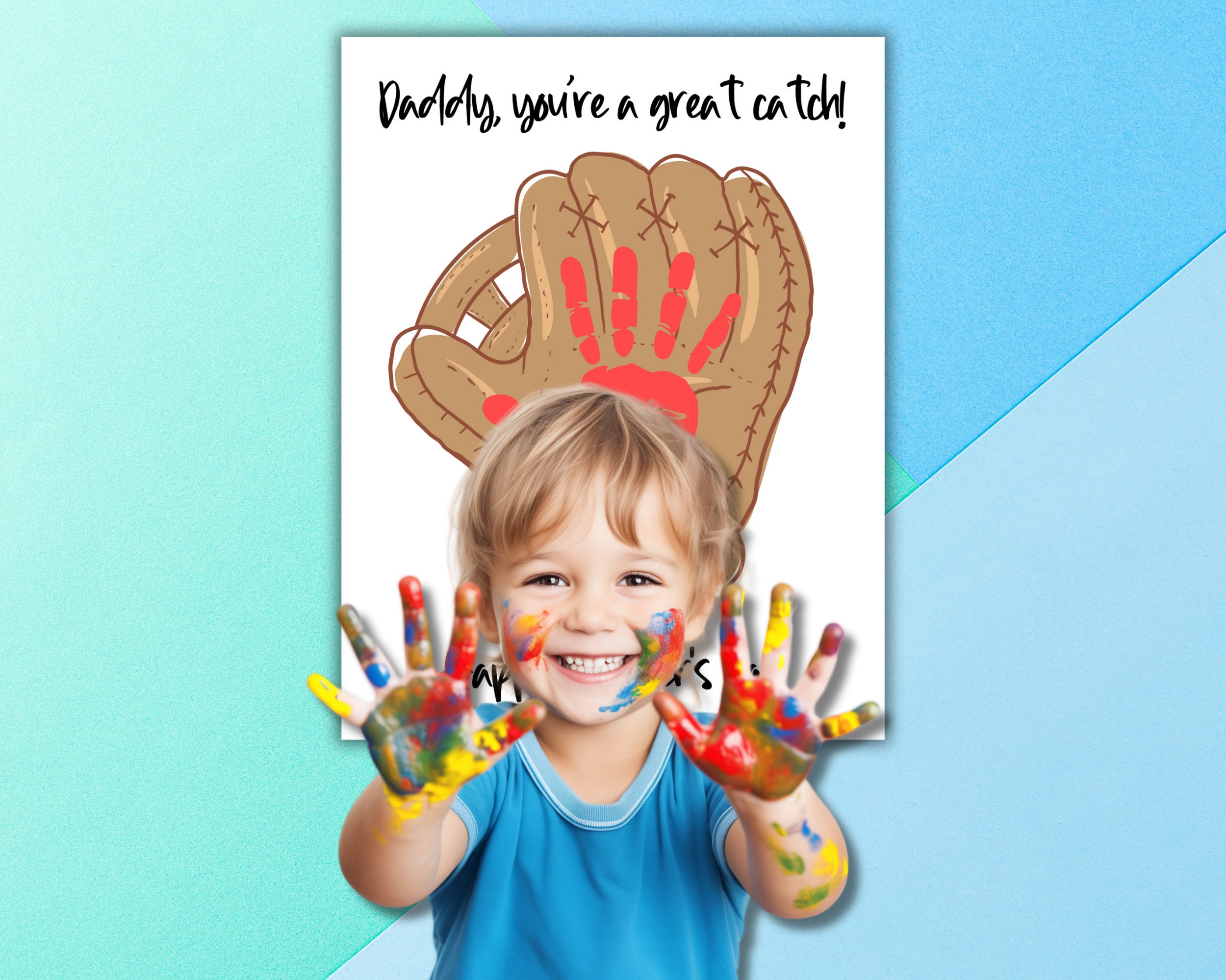 Father's Day Handprint Crafts, Fathers Day Handprint Art, Handprint ...