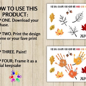 Fall Colors Handprint Craft, Fall Handprint Craft, Fall Handprint Art ...