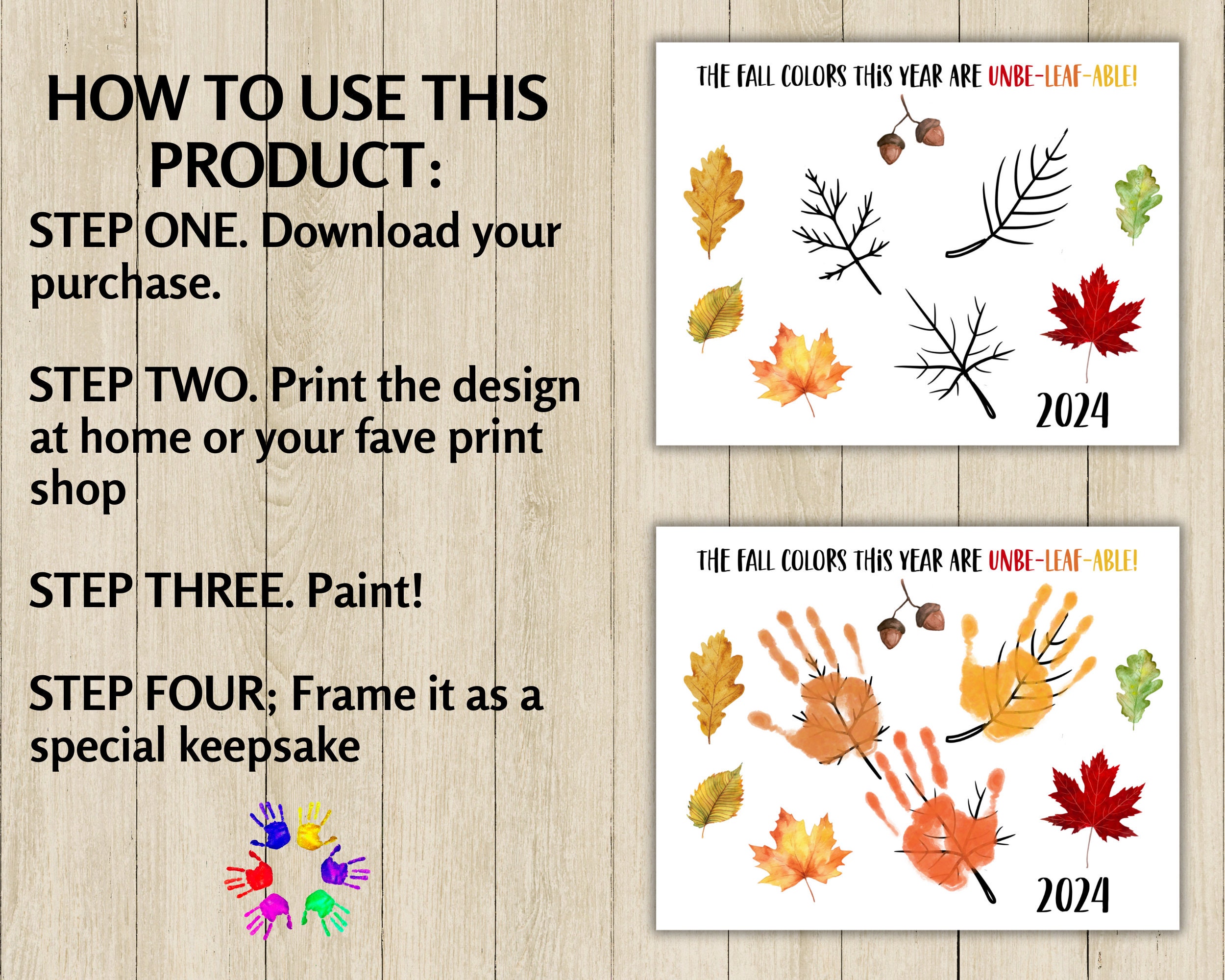 Fall Colors Handprint Craft, Fall Handprint Craft, Fall Handprint Art ...