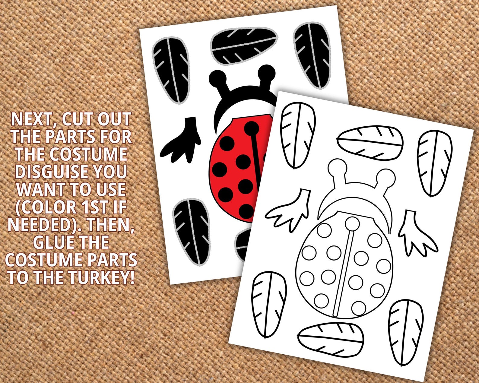Disguise a Turkey, Animal Disguises, Turkey Costume Ideas, Cut and ...