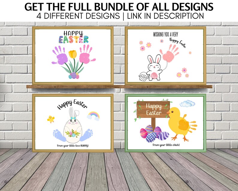 Easter Flowers Handprint Craft, Easter Handprint Art, Handprint Sign ...