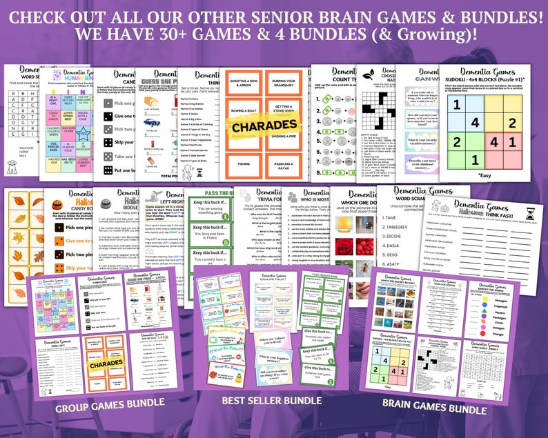 Seniors Easy Crossword Puzzles, Puzzles for Seniors, Dementia ...