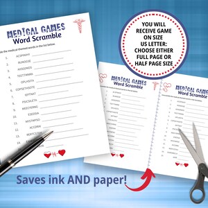 Medical Word Scramble, Medical Games, Nursing Games, Nurse Games ...