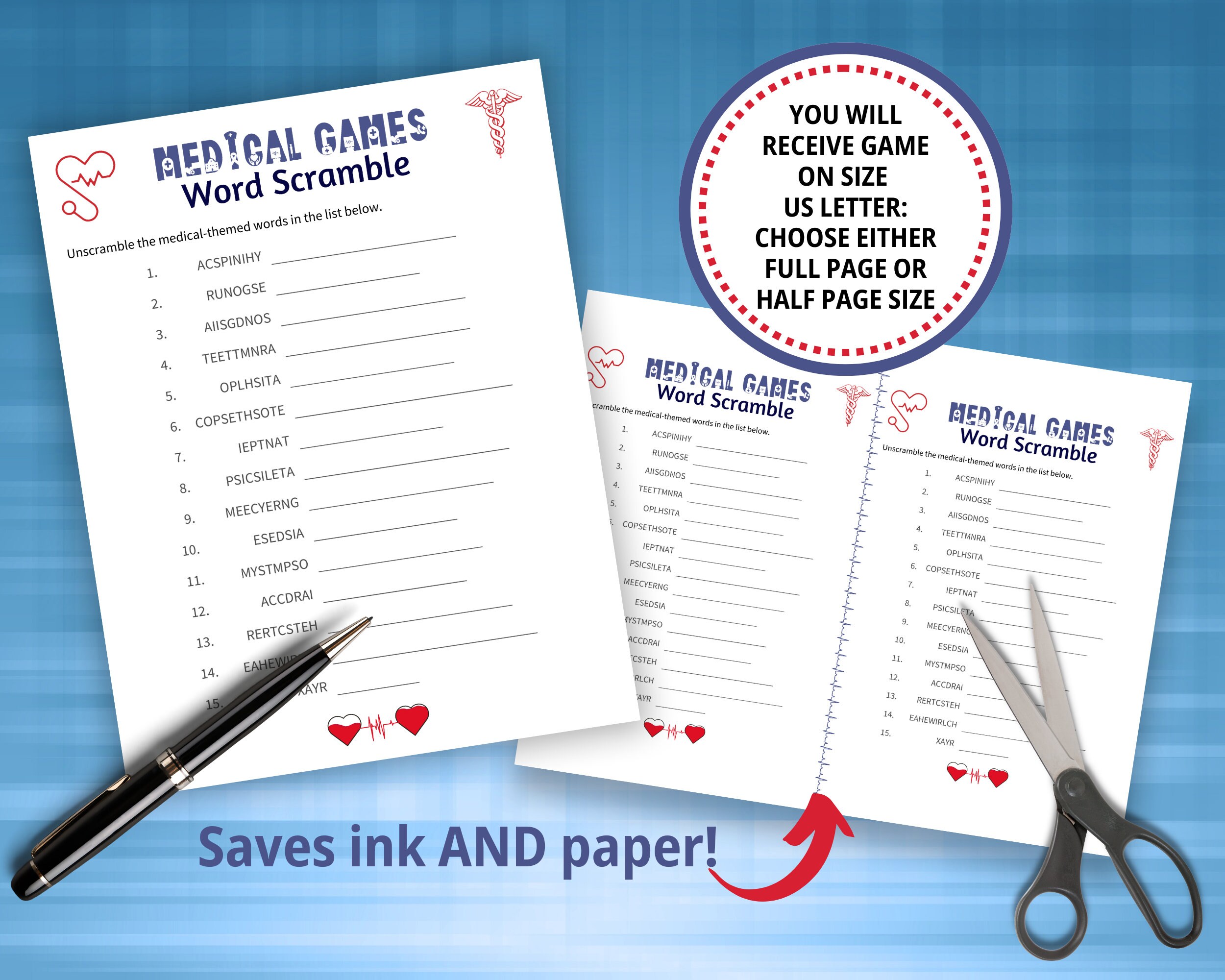 Medical Word Scramble, Medical Games, Nursing Games, Nurse Games ...