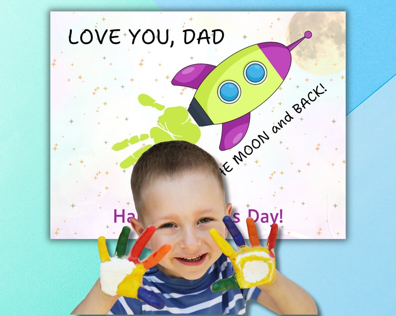 Father's Day Handprint Crafts, Fathers Day Handprint Art, Handprint ...