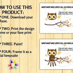 Owl Handprint Craft, Fall Handprint Craft, Fall Handprint Art ...