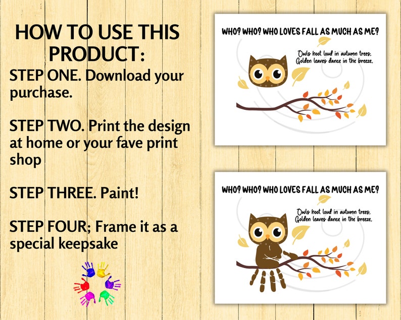 Owl Handprint Craft, Fall Handprint Craft, Fall Handprint Art ...