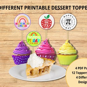 Printable Pi Day Party Bundle, Pi Day Party Favors, Math Pi Day Banner ...