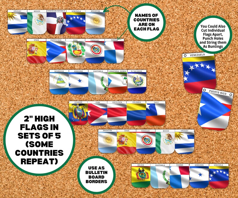 Hispanic Heritage Month, Bulletin Board Kit, Hispanic Heritage Month ...