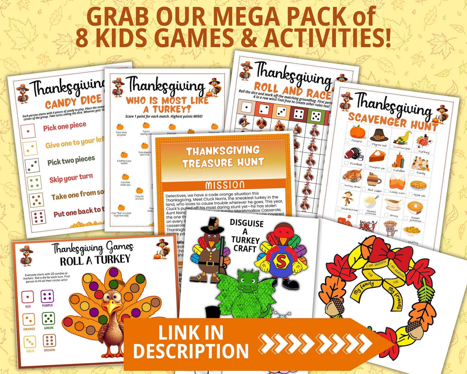 Who is Most Like a Turkey, Thanksgiving Games, Friendsgiving Game ...