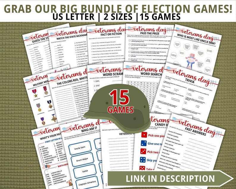 Veterans Day Fact or Fiction, Veterans Day Trivia, Veterans Day Games ...