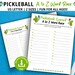 Pickleball Word Race Game, Pickleball Games, Pickleball Party ...