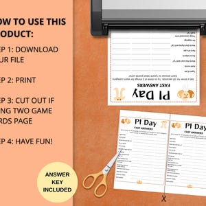 Pi Day Fast Answers Game, Trivia Game, Math Pi Day, Math Questions ...