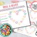 Valentines Roll a Heart Game, Valentine Party Game, Valentines Activity ...