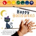 Halloween Handprint Craft, Witchy Cat Handprint, Fall Handprint Craft ...