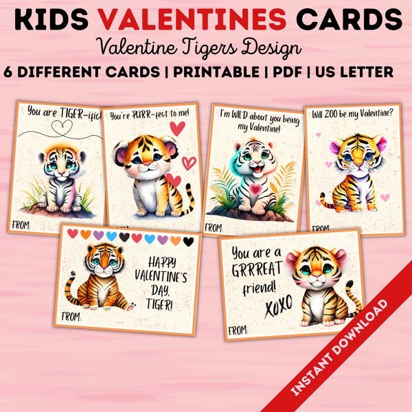 Tiger Valentine - Etsy