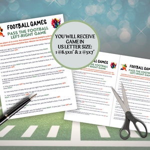 Pass the Football, Left Right Game, Pass the Prize, Ice Breaker Game ...