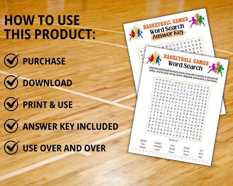 Basketball Word Search Game, Basketball Games, Basketball Party, Family ...