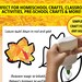 Fall Cut and Paste Craft, Torn Paper Craft, Classroom Activity, Pre ...