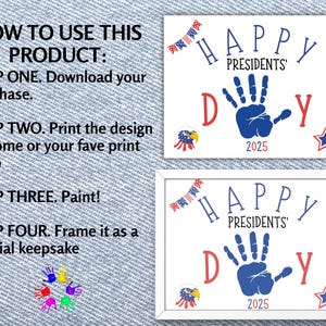 Presidents Day Handprint Craft, Happy Presidents Day, Patriotic ...