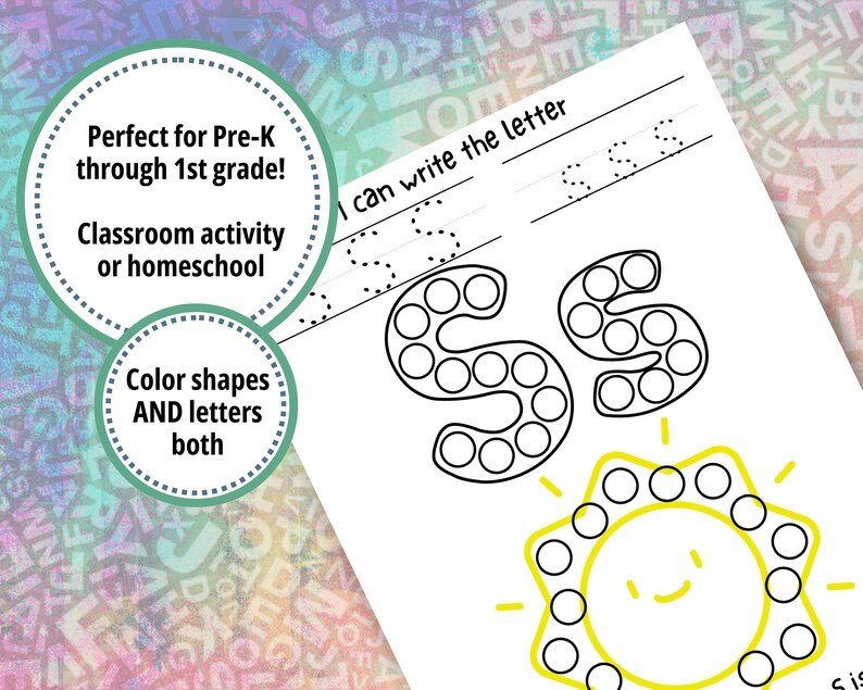 Alphabet Preschool Tracing Worksheets, Dot Marker, Alphabet Letters ...