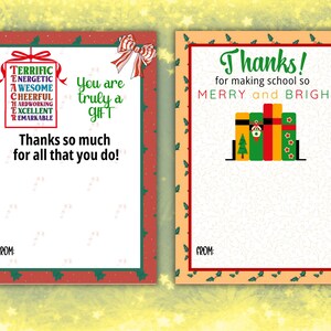 Christmas Gift Card Holder for Teachers, Christmas Gift Ideas, Employee ...
