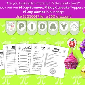Printable Pi Day Stickers Pi Day Download Math Teacher Math - Etsy