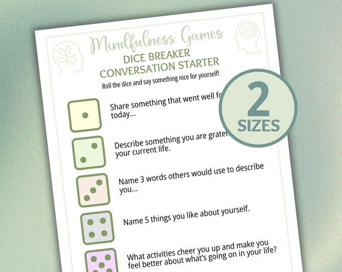 Mindfulness Game for Students Printable and Customizable - Etsy Canada