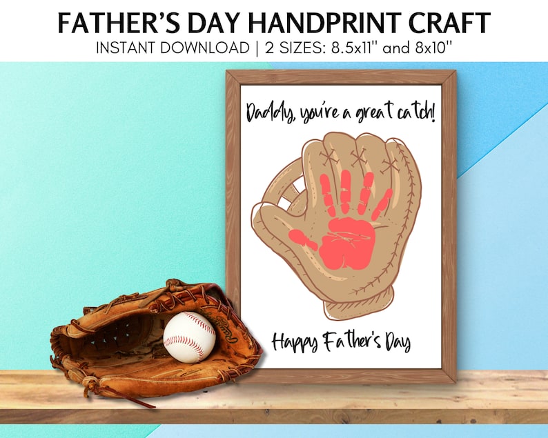 Father's Day Handprint Crafts, Fathers Day Handprint Art, Handprint ...