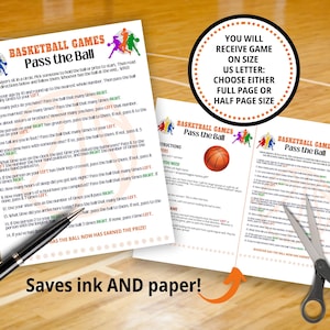 Pass the Ball, Left-right Game, Basketball Games, Basketball Party ...