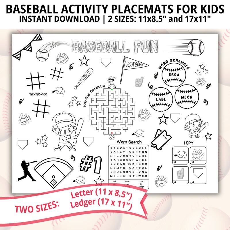 Baseball Theme - Etsy