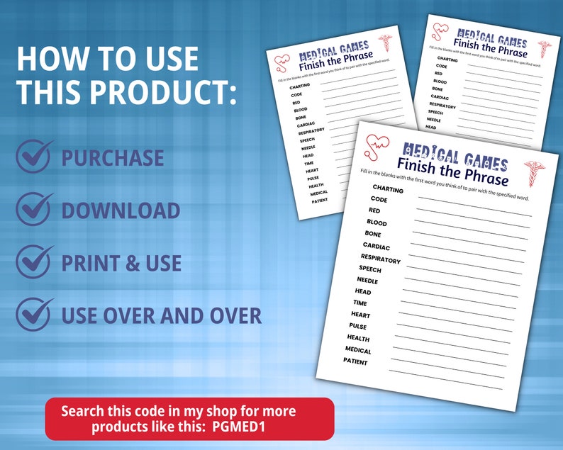 Finish the Medical Phrase, Medical Trivia, Finish the Phrase, Medical ...