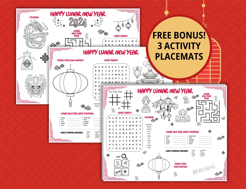 Lunar New Year 2024, Lunar New Year Games, Chinese New Years, Year of ...