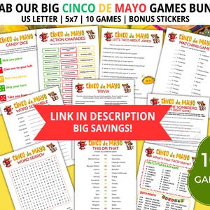 Cinco De Mayo Trivia, Cinco De Mayo Games, Family Game Night, Fiesta ...
