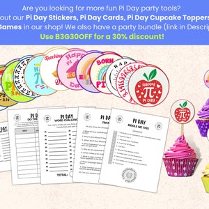 Pi Day Bulletin Board Kit, Classroom Decor, Printable March Bulletin ...