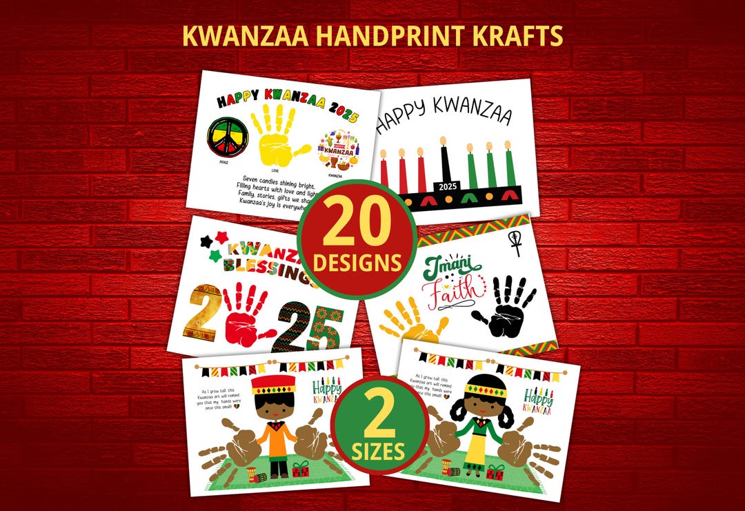 Kwanzaa Handprint Crafts, Handprint Art, Winter Handprint Craft ...