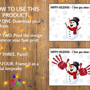 Christmas Handprint Craft, Snowman Handprint, Winter Handprint Craft ...