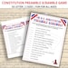 Preamble Scramble Game, Constitution Day, U.S. History Lesson, Teacher ...