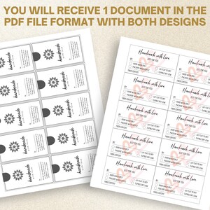 Quilt Care Card, Quilt Care Instructions, Printable, Quilt Care Labels ...