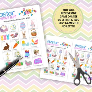 Easter Scavenger Hunt, Easter Games, Scavenger Hunt for Kids, Family ...