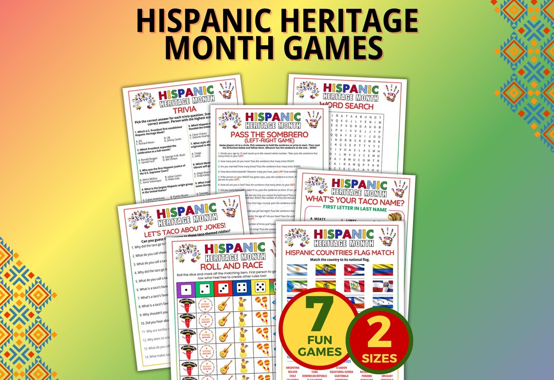 Hispanic Heritage Month, Hispanic Games, Hispanic Pride, Latin Pride ...